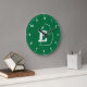 Eastern Michigan State Love Large Clock | Zazzle