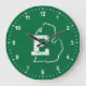 Eastern Michigan State Love Large Clock | Zazzle
