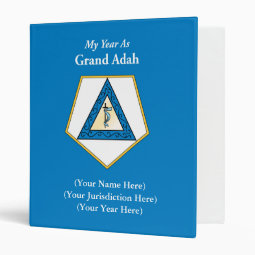 Eastern Star Grand Adah Binder | Zazzle
