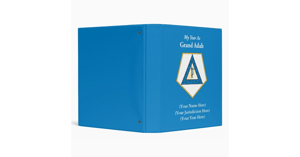 Eastern Star Grand Adah Binder | Zazzle