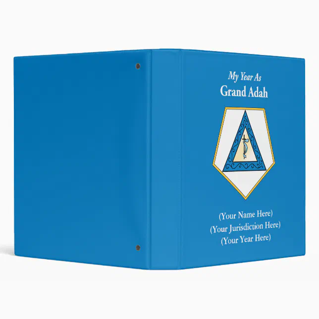 Eastern Star Grand Adah Binder | Zazzle