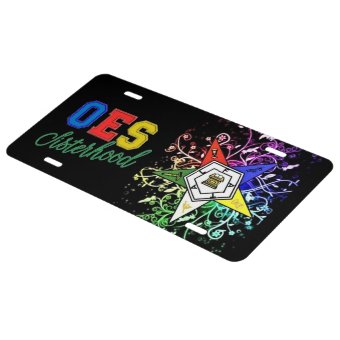 Eastern Star License Plate | Zazzle