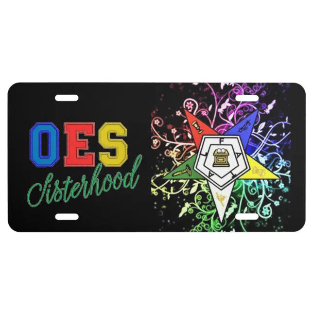 Eastern Star License Plate | Zazzle
