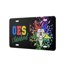 Eastern Star License Plate | Zazzle