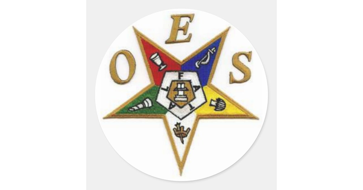 Eastern Star Sticker | Zazzle