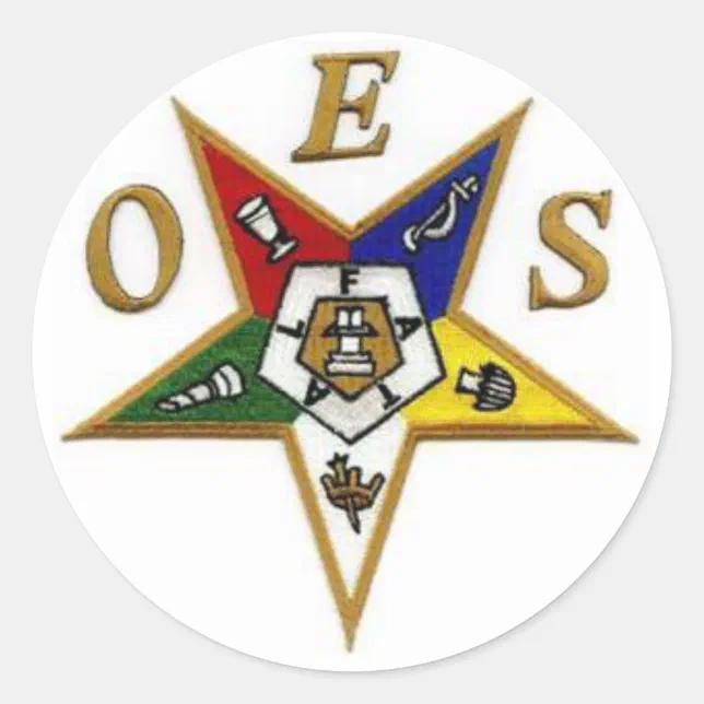 Eastern Star Sticker | Zazzle