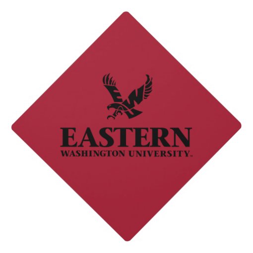 Eastern Washington University Logo Graduation Cap Topper | Zazzle