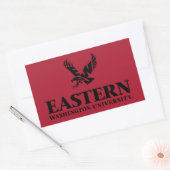 Eastern Washington University Logo Rectangular Sticker | Zazzle