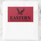 Eastern Washington University Logo Rectangular Sticker | Zazzle