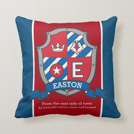 Easton Name Meaning Kid Red Blue Bird Cushion Zazzle easton-name-meaning-kid-red-blue-bird-cushion-zazzle