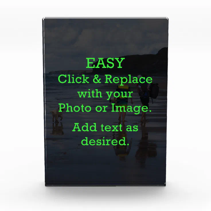 Easy Click & Replace Image to Create Your Own Photo Block | Zazzle