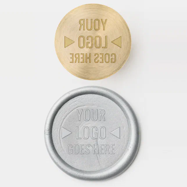 Easy Custom Corporate Business Logo Wax Seal Stamp | Zazzle