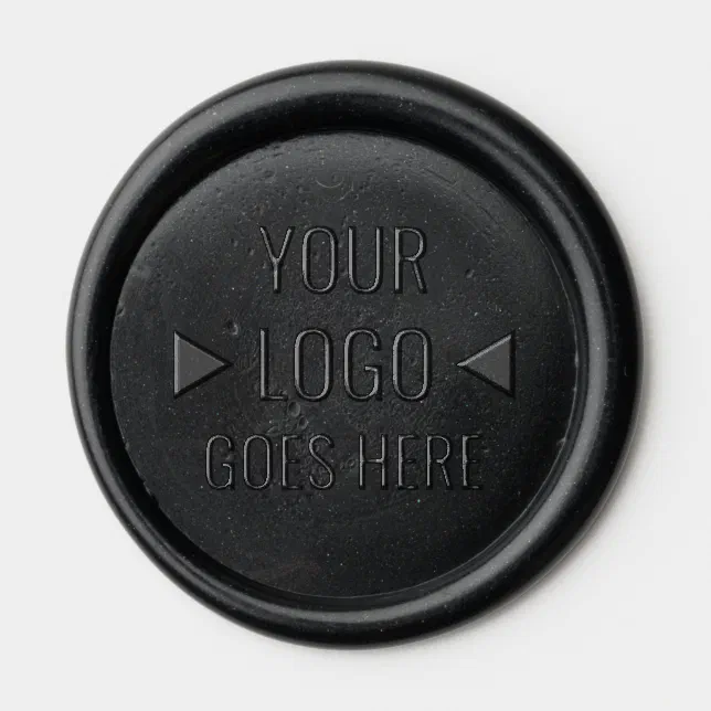 Easy Custom Corporate Business Logo Wax Seal Sticker | Zazzle