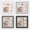 Easy Personalize Your Own Unique 6 Photo Coaster Set | Zazzle