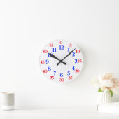 Easy read clock | Zazzle