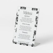 Easy to Design Your Own Custom Personalized Menu Pedestal Sign | Zazzle