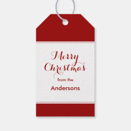 Eat Drink and Be Merry Holiday Dinner Party Gift Gift Tags | Zazzle