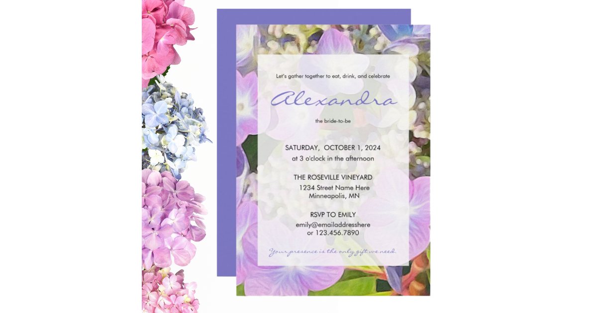 Eat, Drink, & Celebrate the Bride to Be Invitation | Zazzle