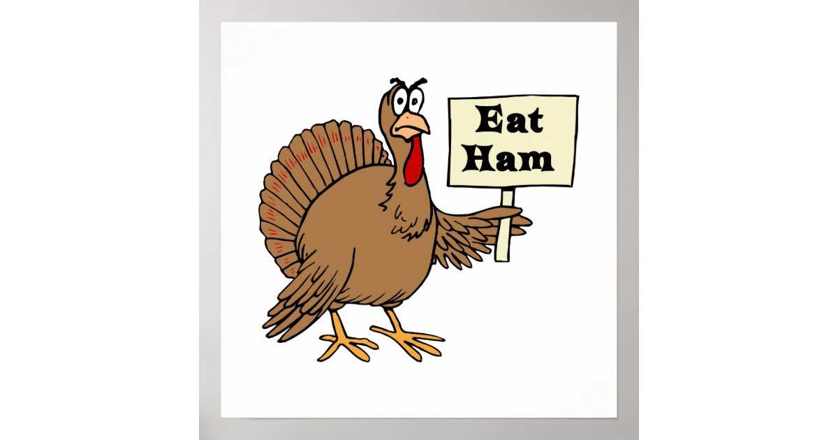 Eat Ham Poster | Zazzle