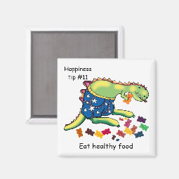 eat healthy food magnet | Zazzle