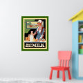 Eat More Milk ~ Vintage Advertising Poster | Zazzle