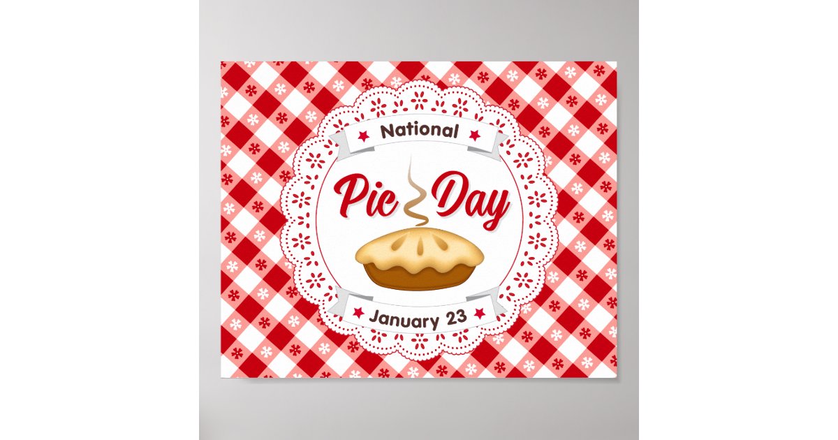 Eat More Pie on Pie Day Poster | Zazzle