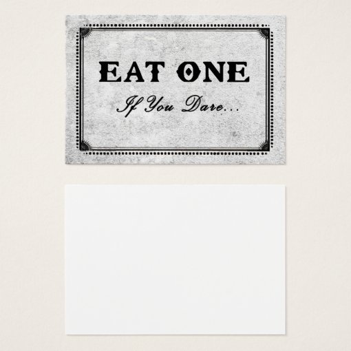 Eat One if you Dare - Black White Victorian Gothic | Zazzle