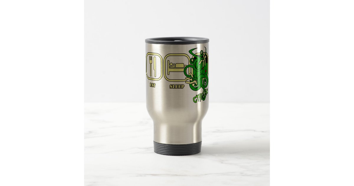 Eat - Sleep - Cthulhu Reusable Travel Mug | Zazzle