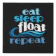 Eat Sleep Float Repeat Floatation Therapy Men Faux Canvas Print | Zazzle
