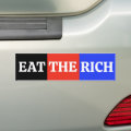 Eat the Rich Bumper Sticker | Zazzle