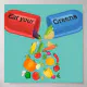 Eat Your Greens Veggie Pill Nutrition Healthy Food Poster | Zazzle