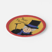 Ebenezer Scrooge Bah! Humbug! Paper Plates | Zazzle