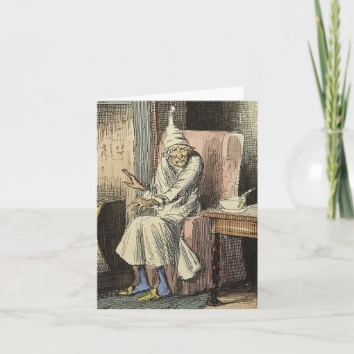 Ebenezer Scrooge Holiday Card | Zazzle