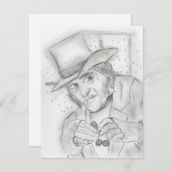 Ebenezer Scrooge Party Invite | Zazzle