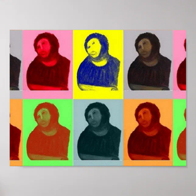 Ecce Homo - Pop Art Style Poster | Zazzle