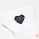 Echo Tech | Heartbeat | EKG Heart Sticker | Zazzle