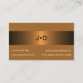 Eclectic Black Amber Gold Luxury Metallic Art Look Business Card | Zazzle
