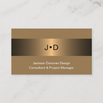 Eclectic Black Bronze Gold Luxury Metallic Art Business Card | Zazzle