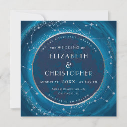 Eclipse Moon Wedding Invitation | Zazzle