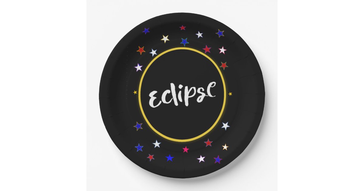 Eclipse Party Paper Plates | Zazzle