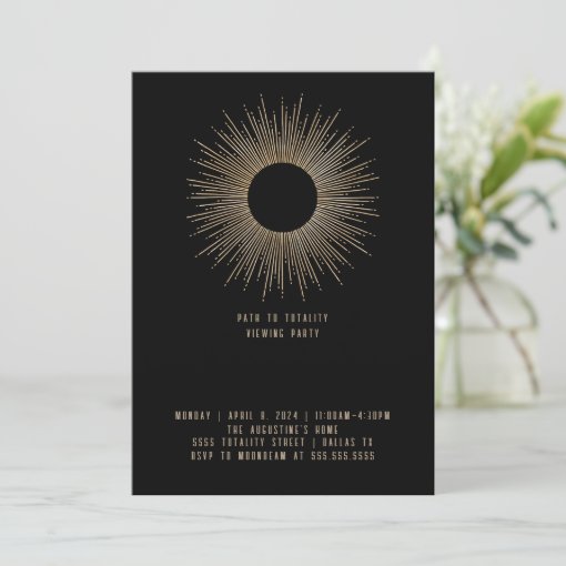 Eclipse Viewing Party Invitation | Zazzle