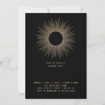 Eclipse Viewing Party Invitation | Zazzle