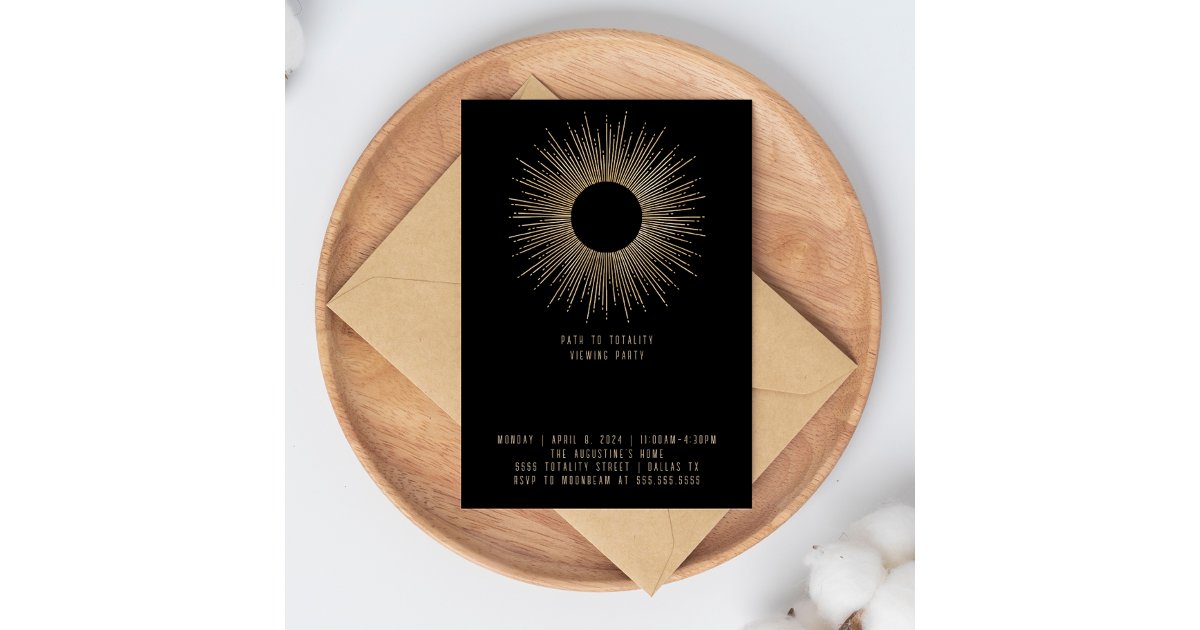 Eclipse Viewing Party Invitation | Zazzle