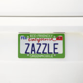 Eco Friendly Greenmobile | Clean Energy Green License Plate Frame | Zazzle