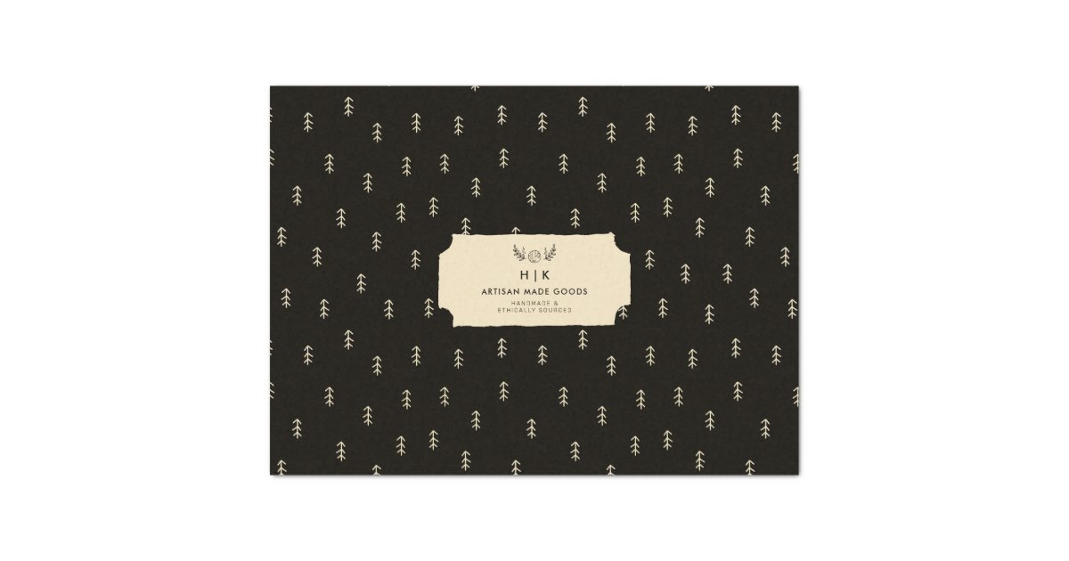 Eco Friendly Handmade Branding Logo Tissue Paper | Zazzle