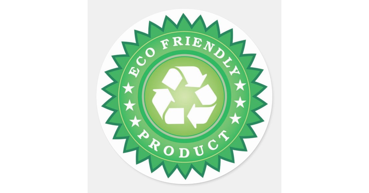Eco friendly product Stickers Zazzle eco-friendly-product-stickers-zazzle