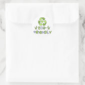 Eco-Friendly T-shirts and Gifts Classic Round Sticker | Zazzle