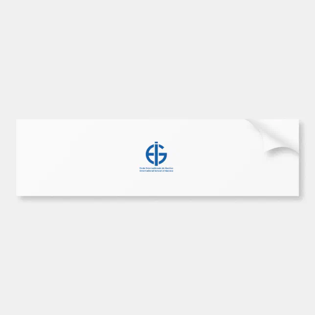 Ecolint Logo Bumper Sticker | Zazzle