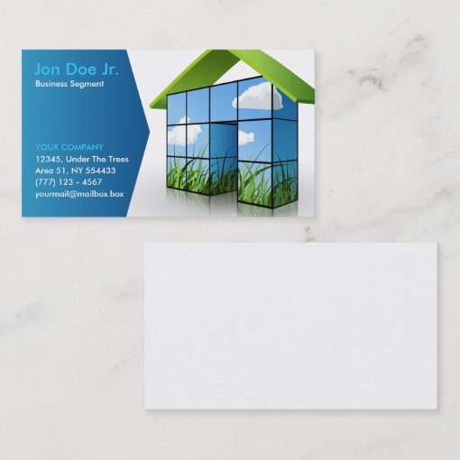 ecology business card | Zazzle