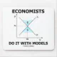 Economists Do It With Models (Economics Humor) Mouse Pad | Zazzle